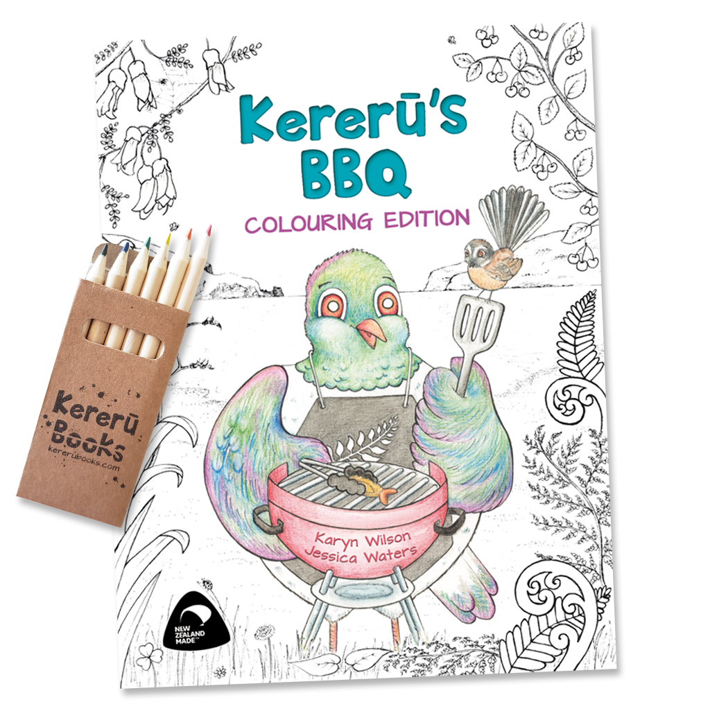 Kererū’s BBQ Colouring Edition · Kererū Books